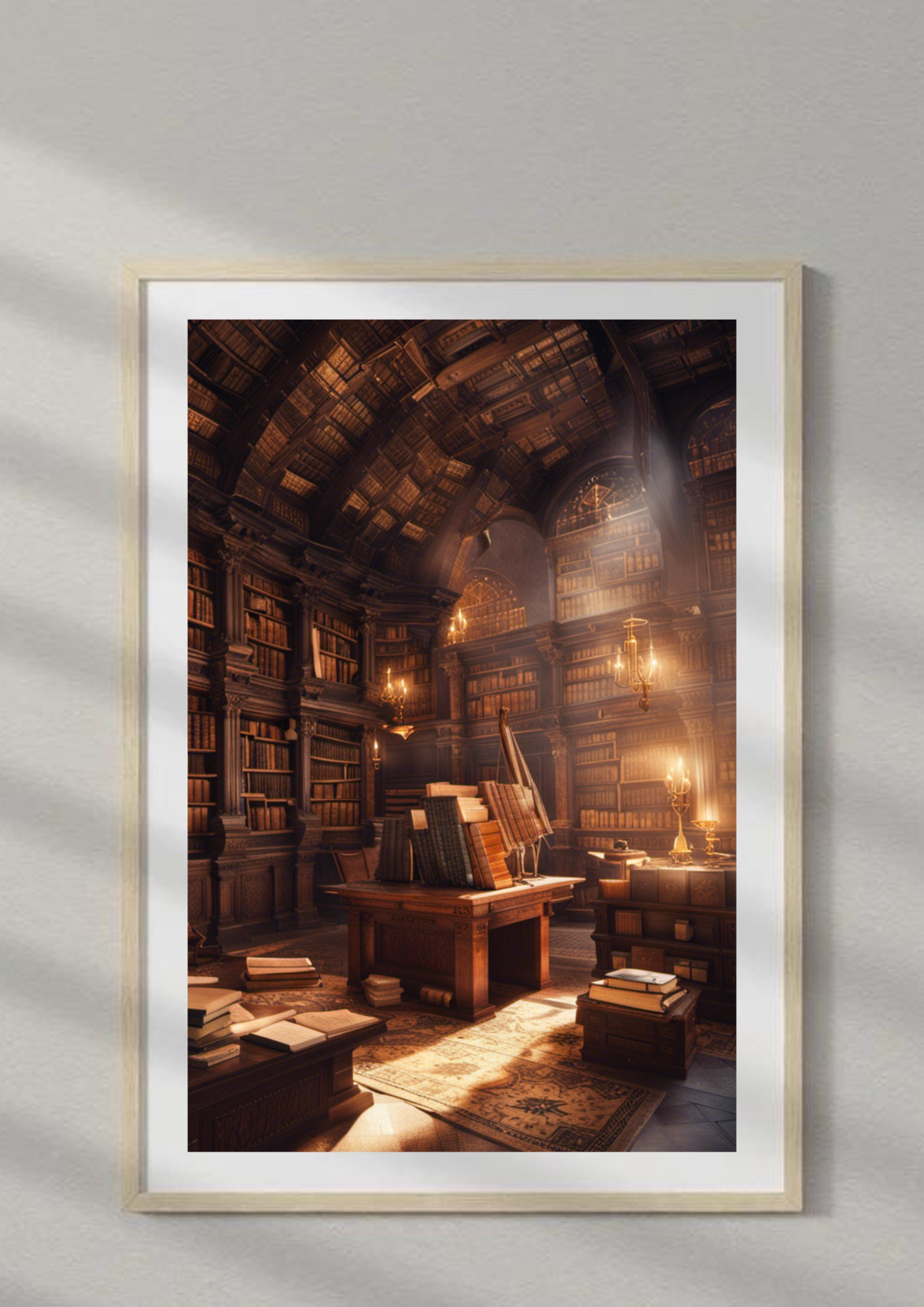 9 Library Posters to Download Instant Interior Decoration - Etsy UK