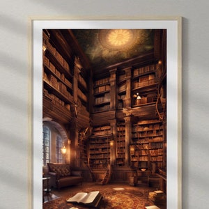 9 Library Posters to Download - Instant Interior Decoration - Etsy UK