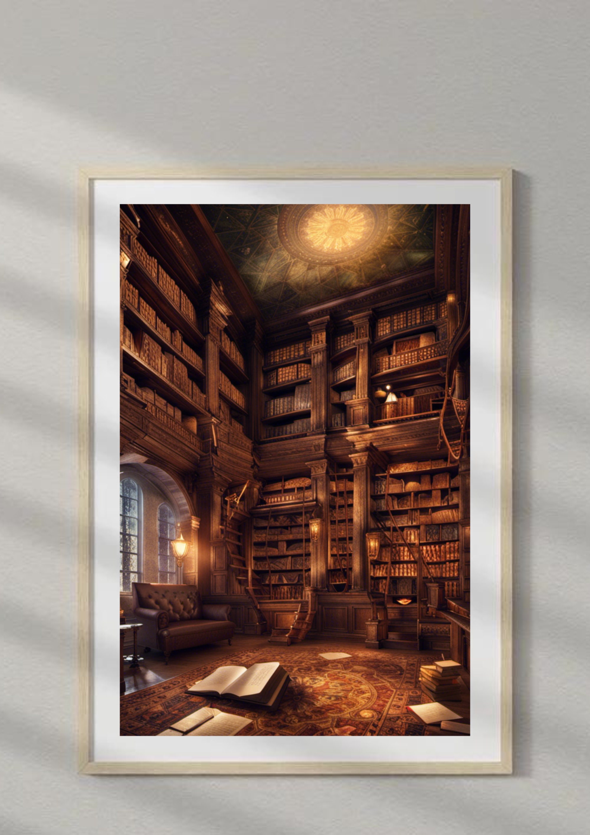 9 Library Posters to Download Instant Interior Decoration - Etsy UK