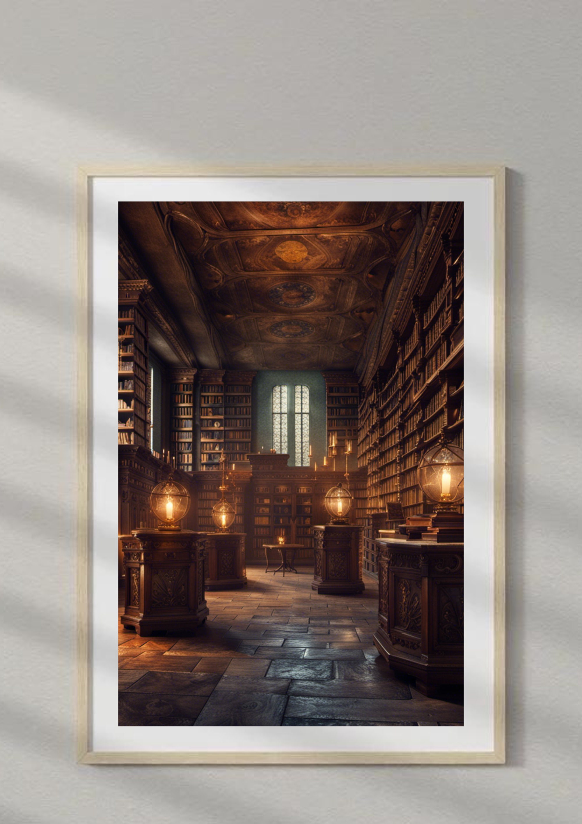 9 Library Posters to Download Instant Interior Decoration - Etsy UK