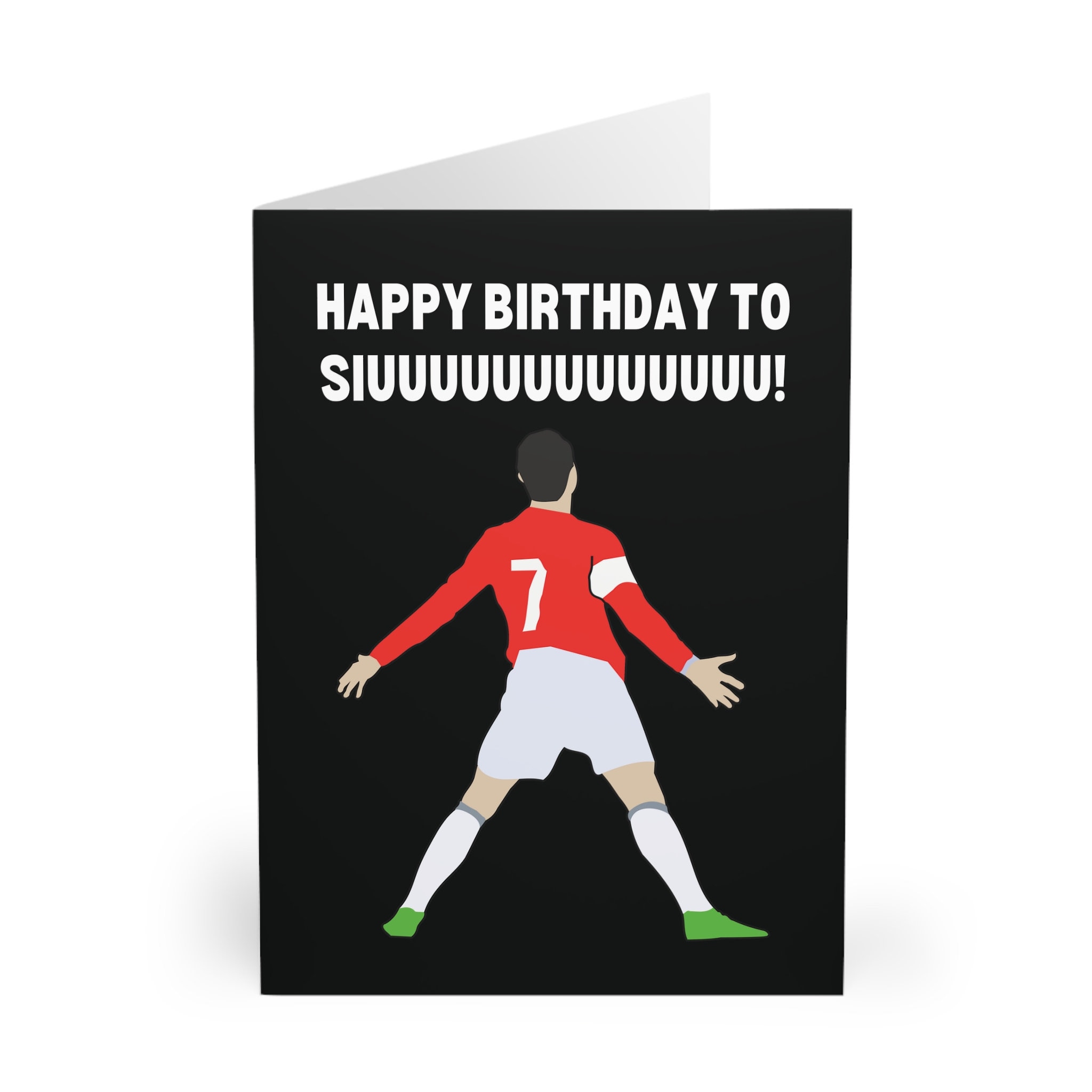 Cristiano Ronaldo Birthday Cards 5 Pack Siuuu CR7 Celebration Cards for ...