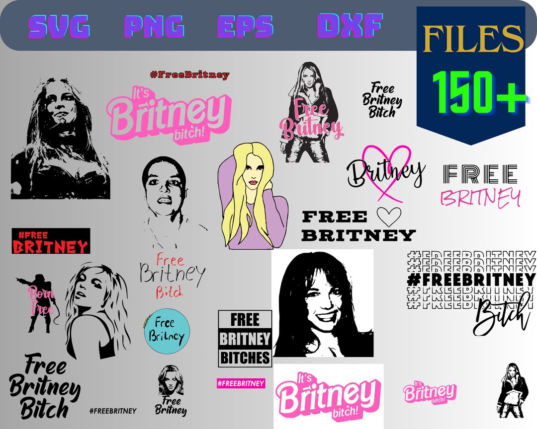 150 Free Britney Spears SVG PNG Bundle Free Britney Cut - Etsy