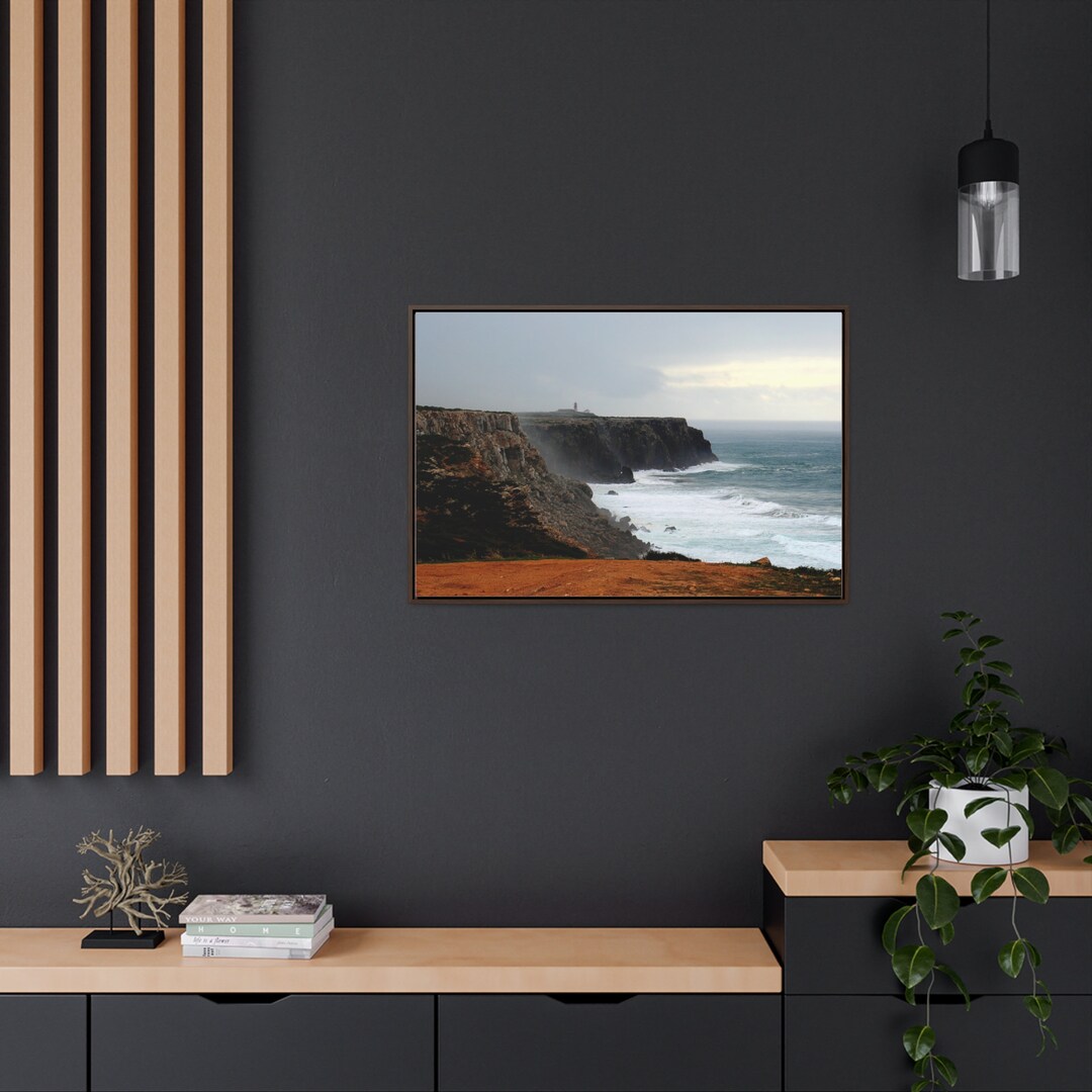 Nearshore Landscape of Sagres in Portugal Over a Gallery Canvas Wraps ...