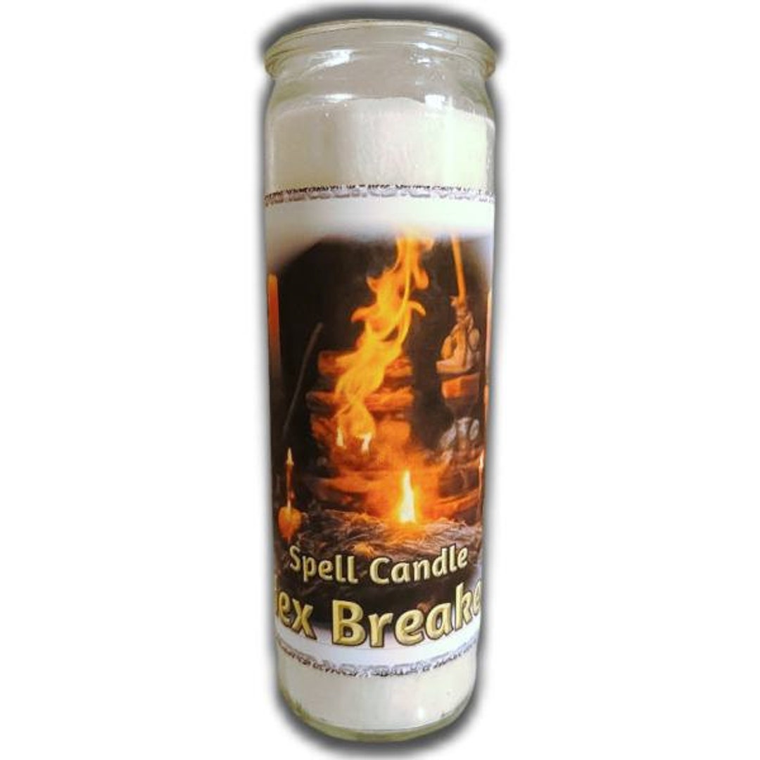 Glass Candle hex Breaker I Breaks Through Curses, Black Magic and Hexes ...