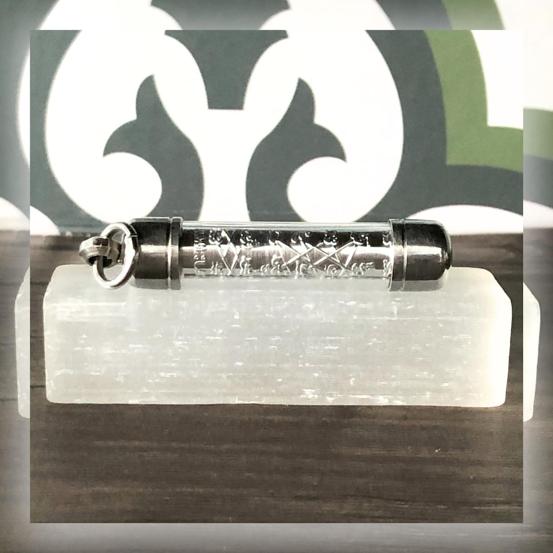 Thai Diamond Armor Scroll Amulet | 2-inch Modern Talisman for ...