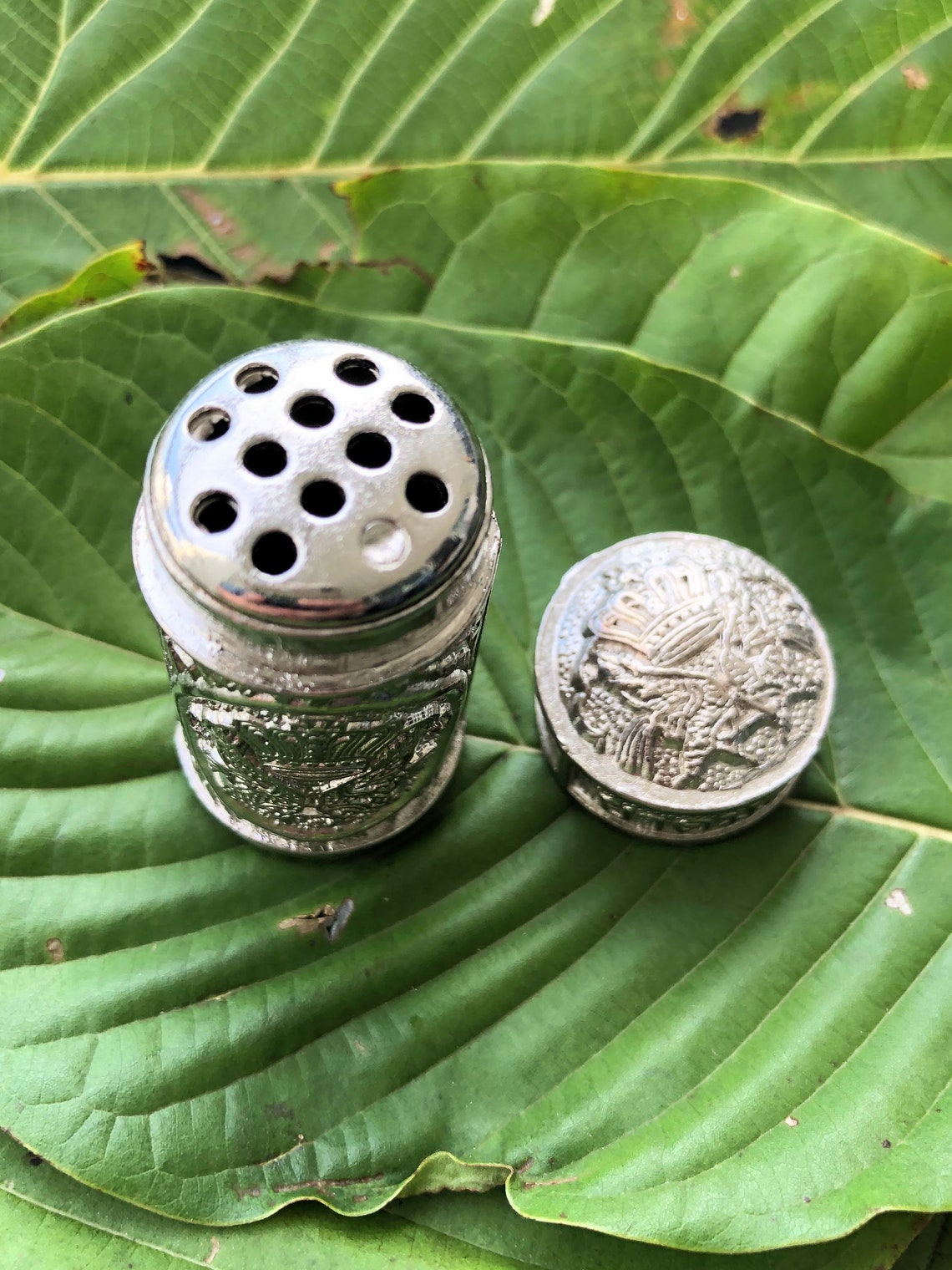 Thai Herbal Inhaler | Jarungjit Inhaler | Thai Tradition | Silver Metal ...