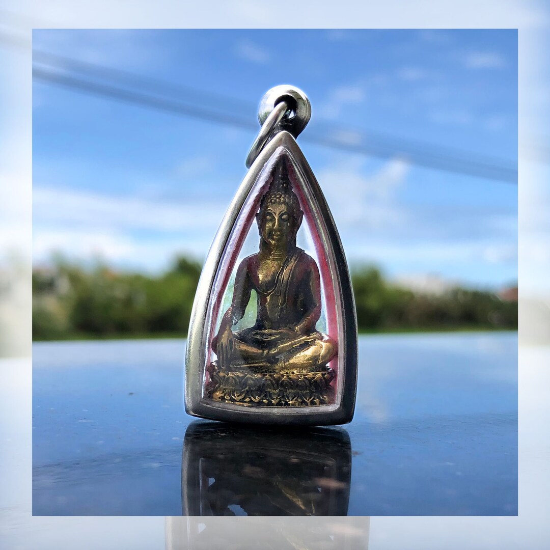 Thai Buddha Amulet | Enlightenment Buddha | Protection Pendant | Good ...