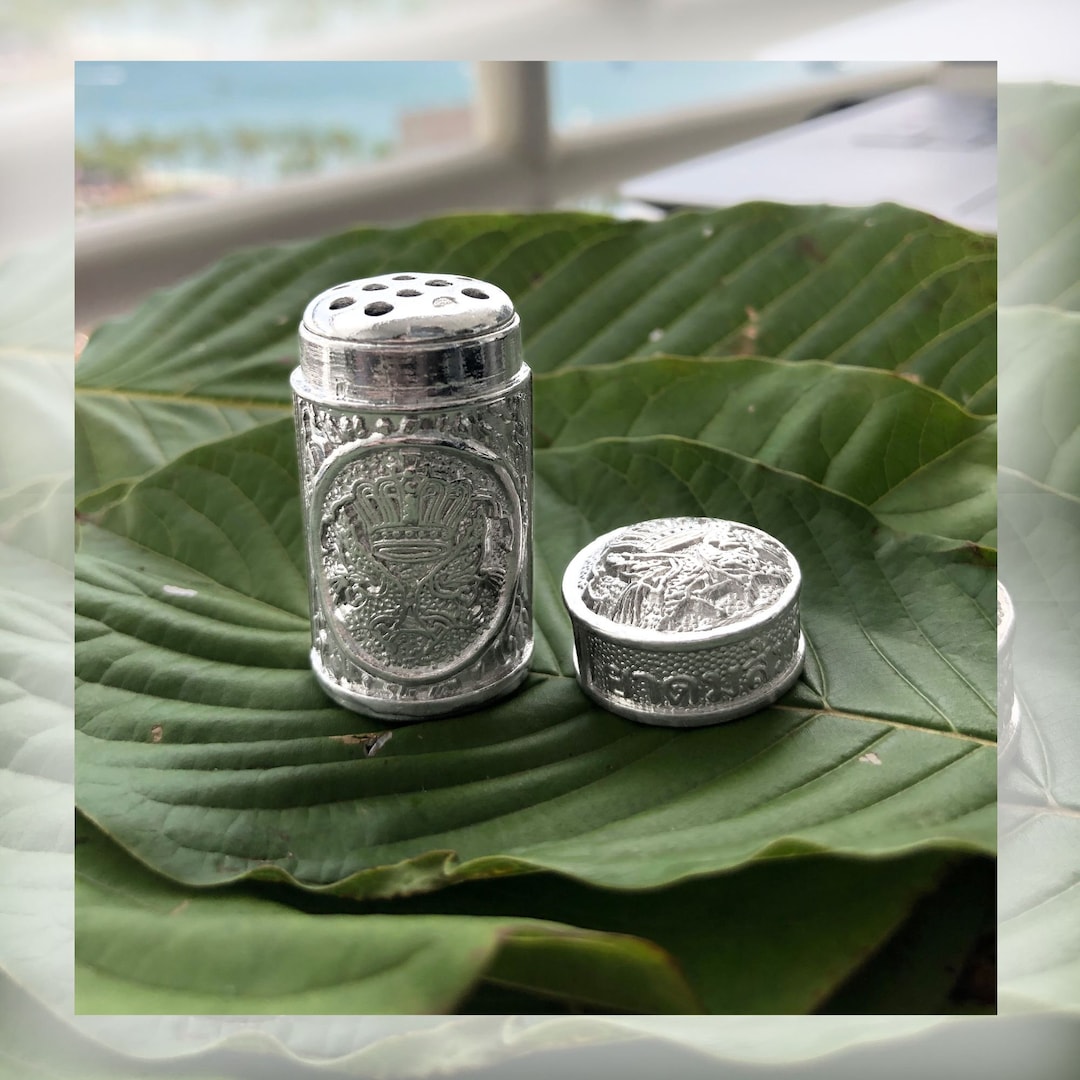 Thai Herbal Inhaler | Jarungjit Inhaler | Thai Tradition | Silver Metal ...