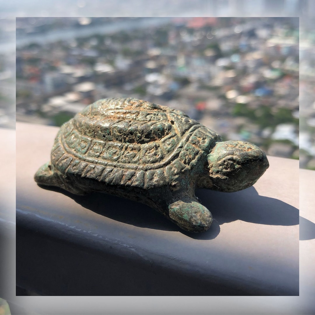 Thai Buddhist Magic Turtle Bronze Turtle Statue Phra Somdej Buddha Thai ...