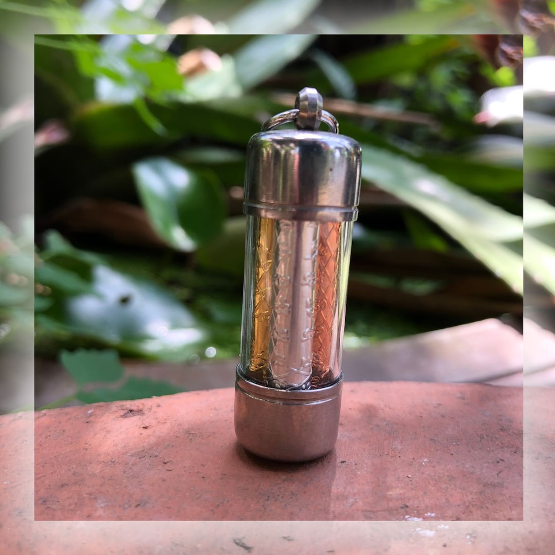 Authentic Thai Amulet | 3 Prayer Amulet | Buddhism | Talisman | Takrut ...