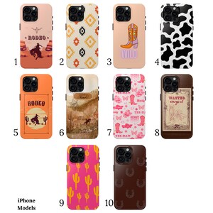 Western Phone Case: Glossy, Cowboy, Cowgirl, Cactus, Aztec,patterns ...