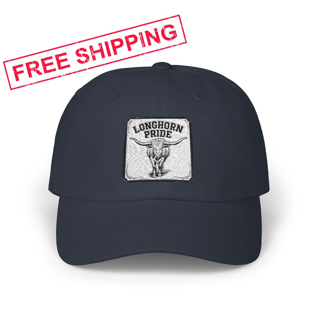 Longhorn Animal Design, Western Cowboy Hat, Vintage Dad Hat ...