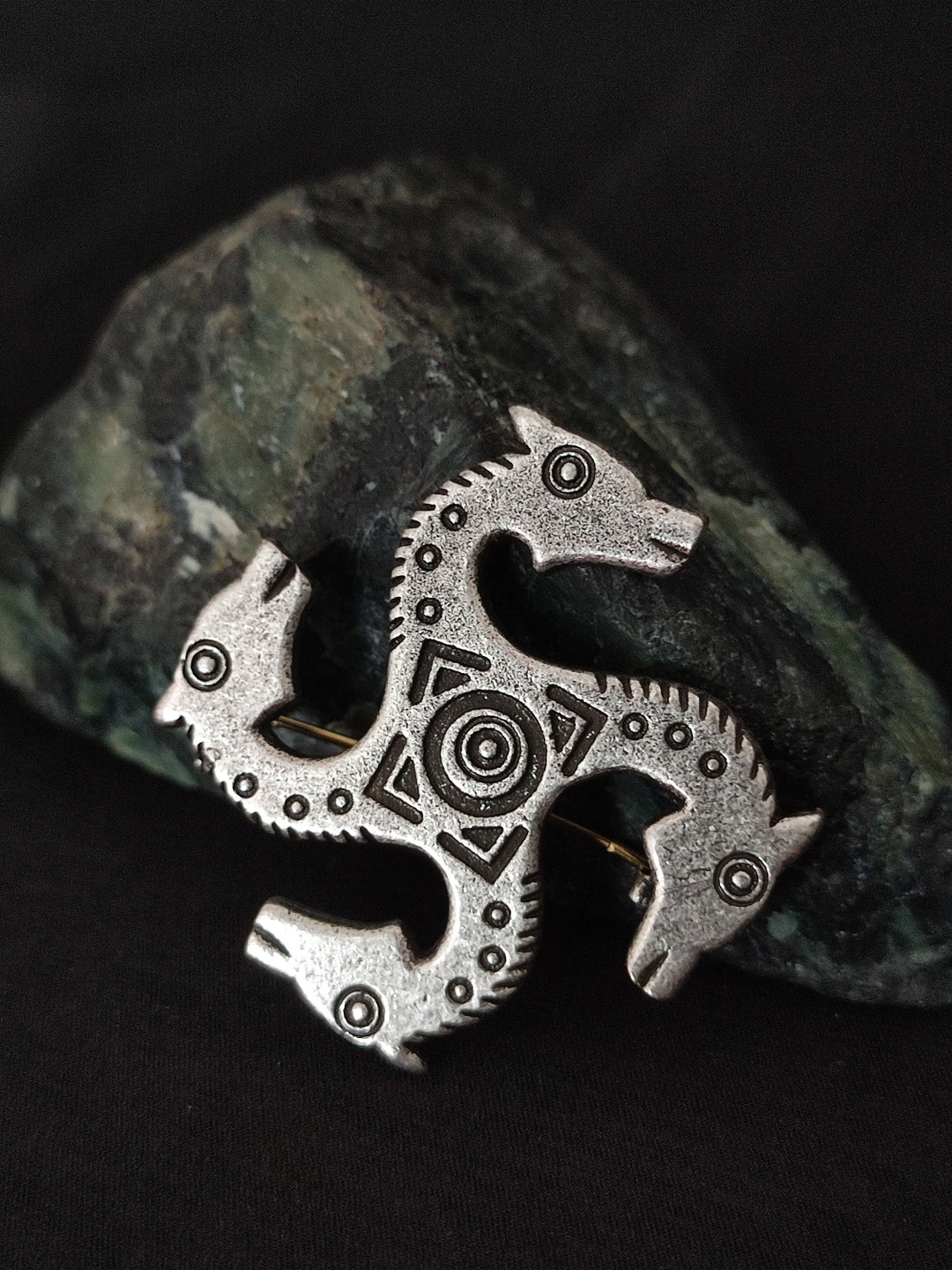 SWASTIKA BROOCH, Swastika Jewelry, Solar Cross Wheel Jewelry, German ...