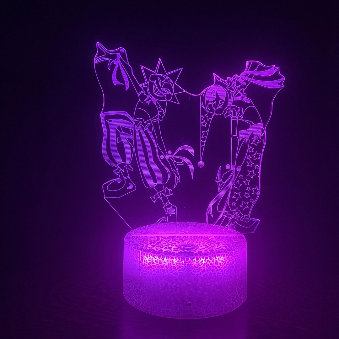 3D Illusion Night Light LED Lamp With Remote Control 16 Color Changing ...