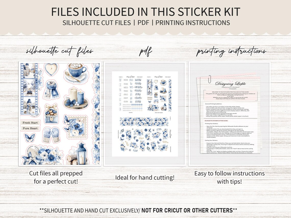 Printable Scripts and Deco Pure Heart - Etsy