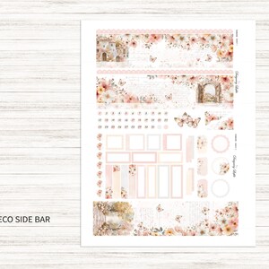 August Monthly Printable Planner Stickers - Vertical Sticker Kit - 7X9 ...