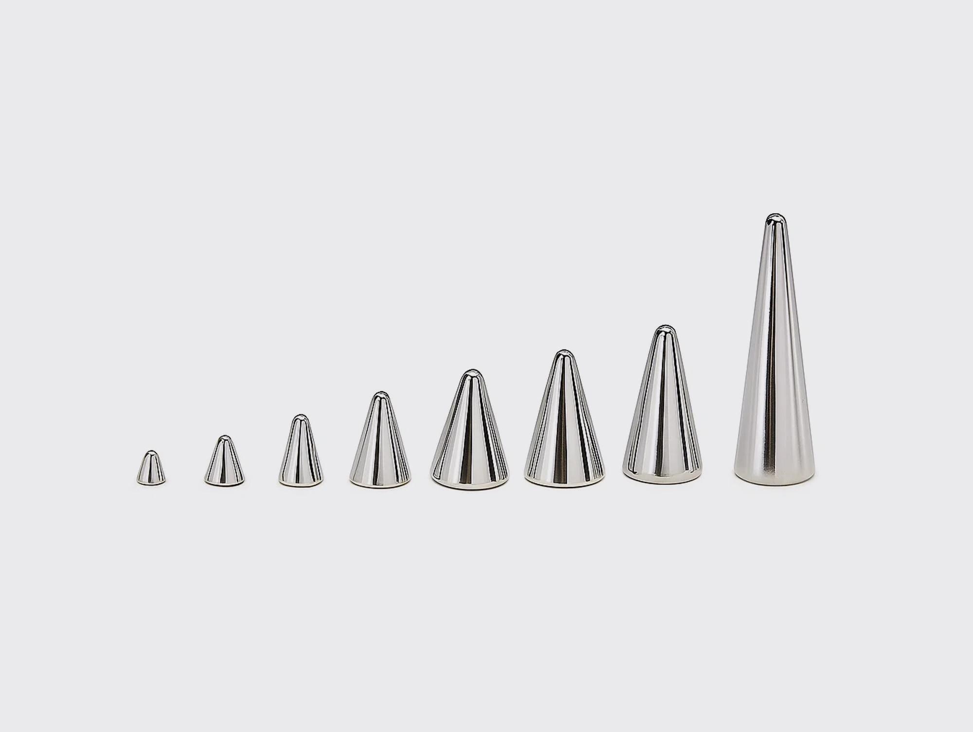 Vertical Labret Curved Barbell Piercing With Chain - Ball/spike Angel ...