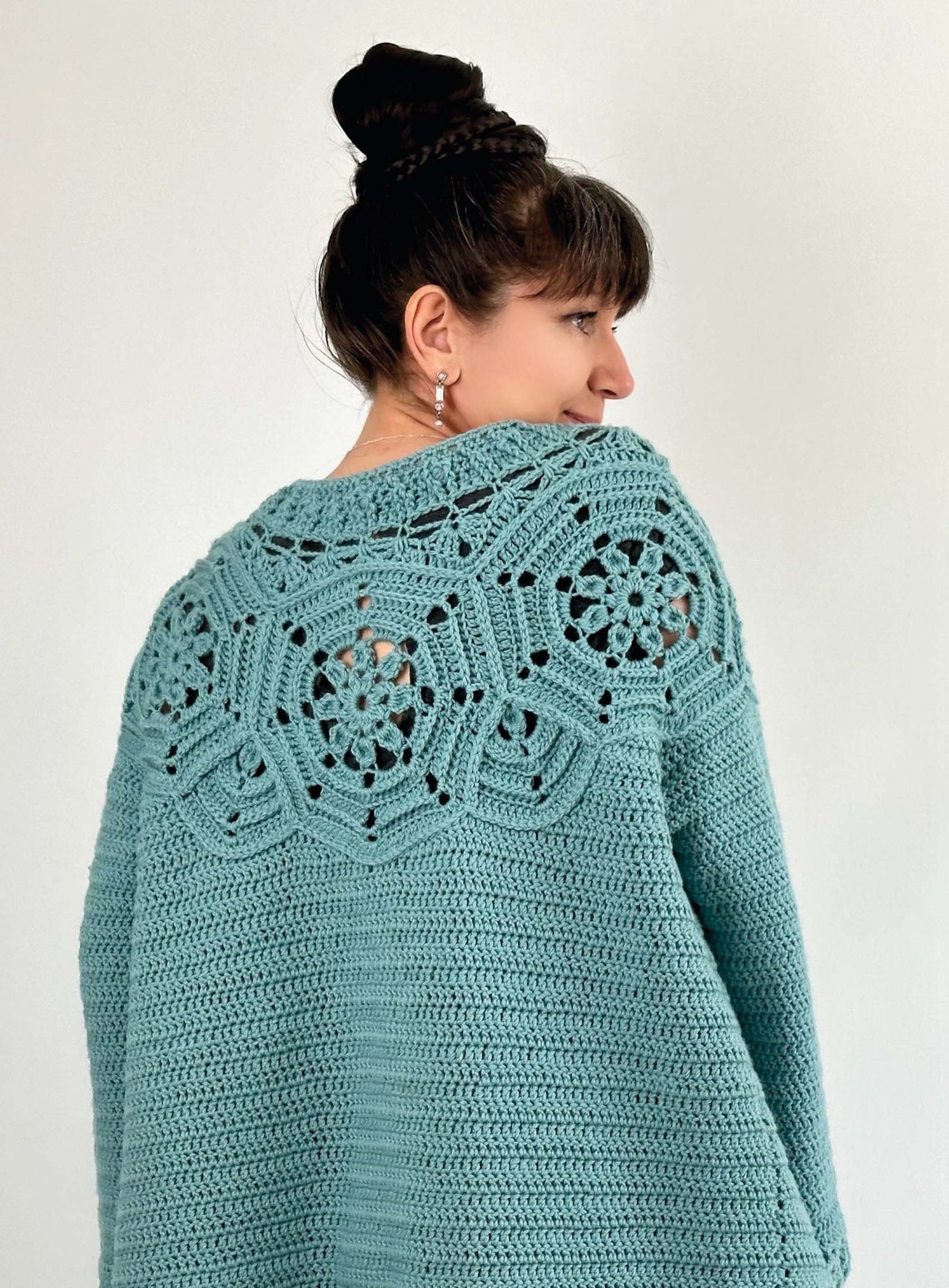 Crochet Long Sweater Pattern/ Crochet Dress Pattern - Etsy