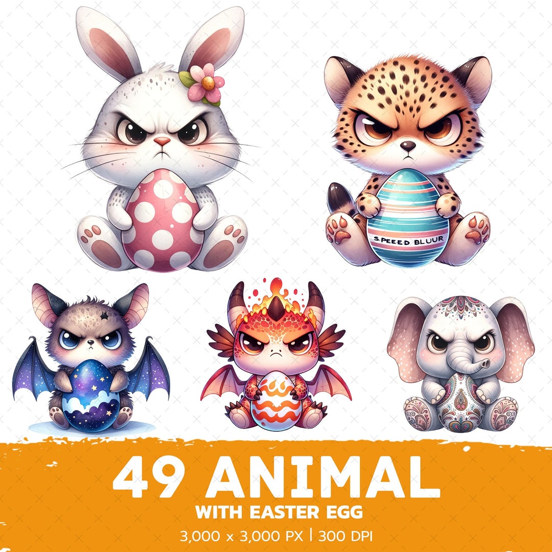 Easter Animals Png, Easter Clipart,easter Pngs,easter Graphics,easter ...