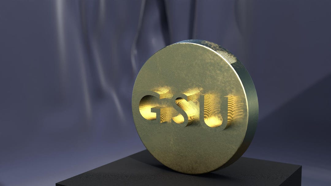 GSU Letter Medallion – Copper, Silver, or Nordic Gold – Initial Coin ...