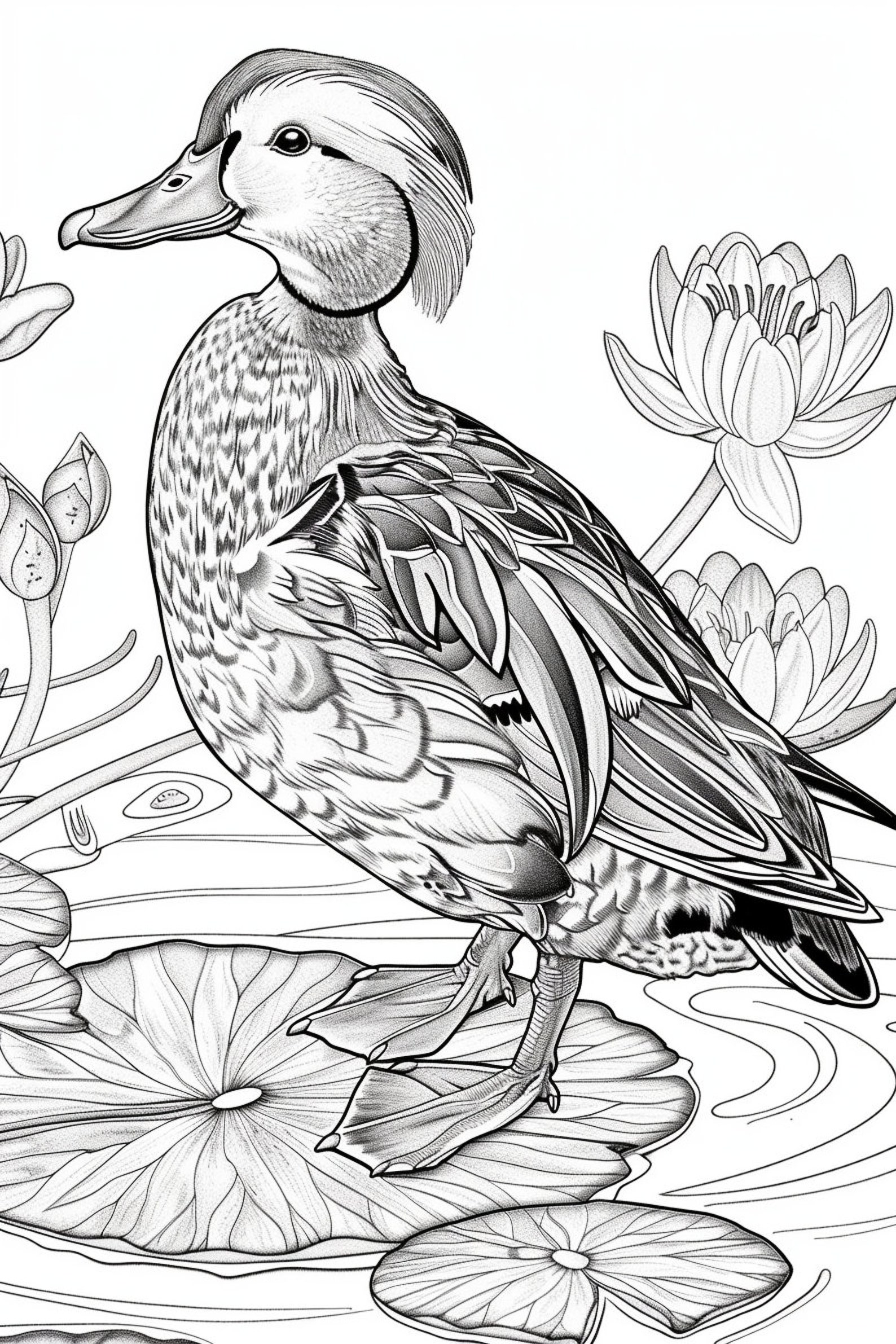 35 Animals Coloring Pages , Adults Coloring Book, Grayscale Coloring ...