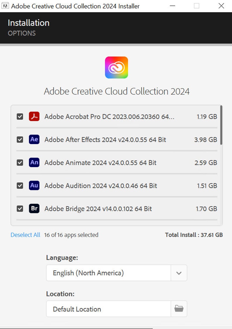 Adobe Master Collection 2024 for Windows & Macos A Comprehensive ...