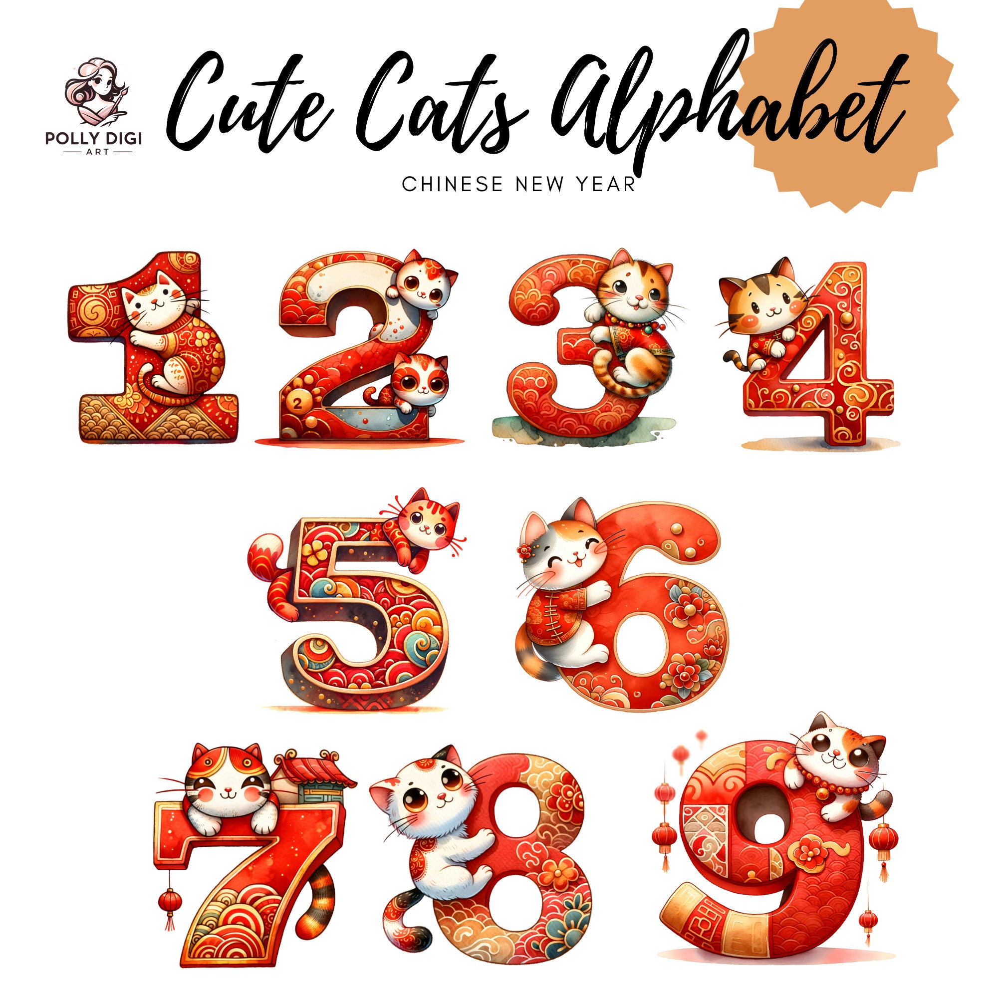 Chinese New Year Alphabet PNG, PNG Letters, Chinese Font, Chinese New ...