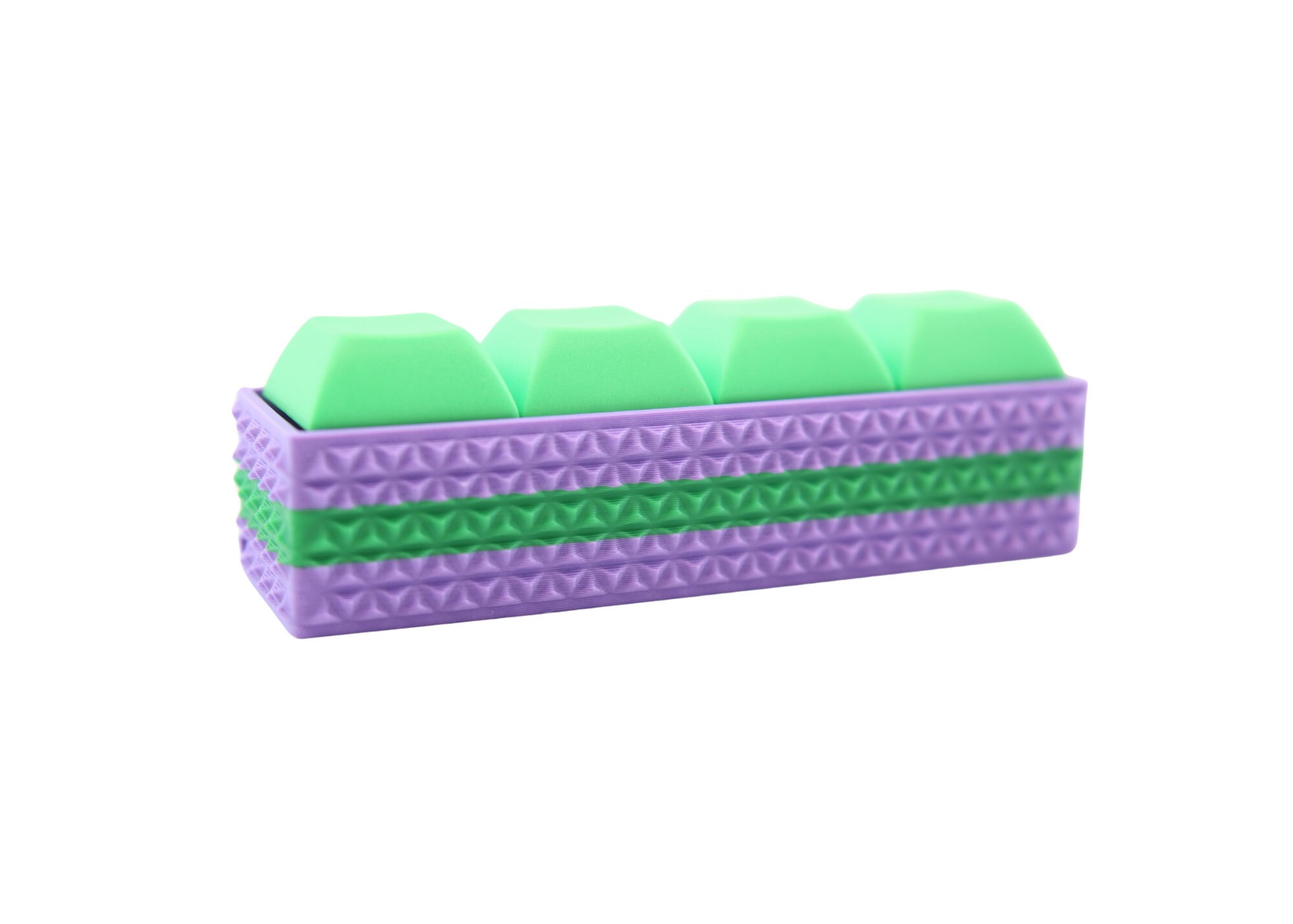 Clicky Club 4 Keycaps Fidget Clicker Purple and Green - Etsy
