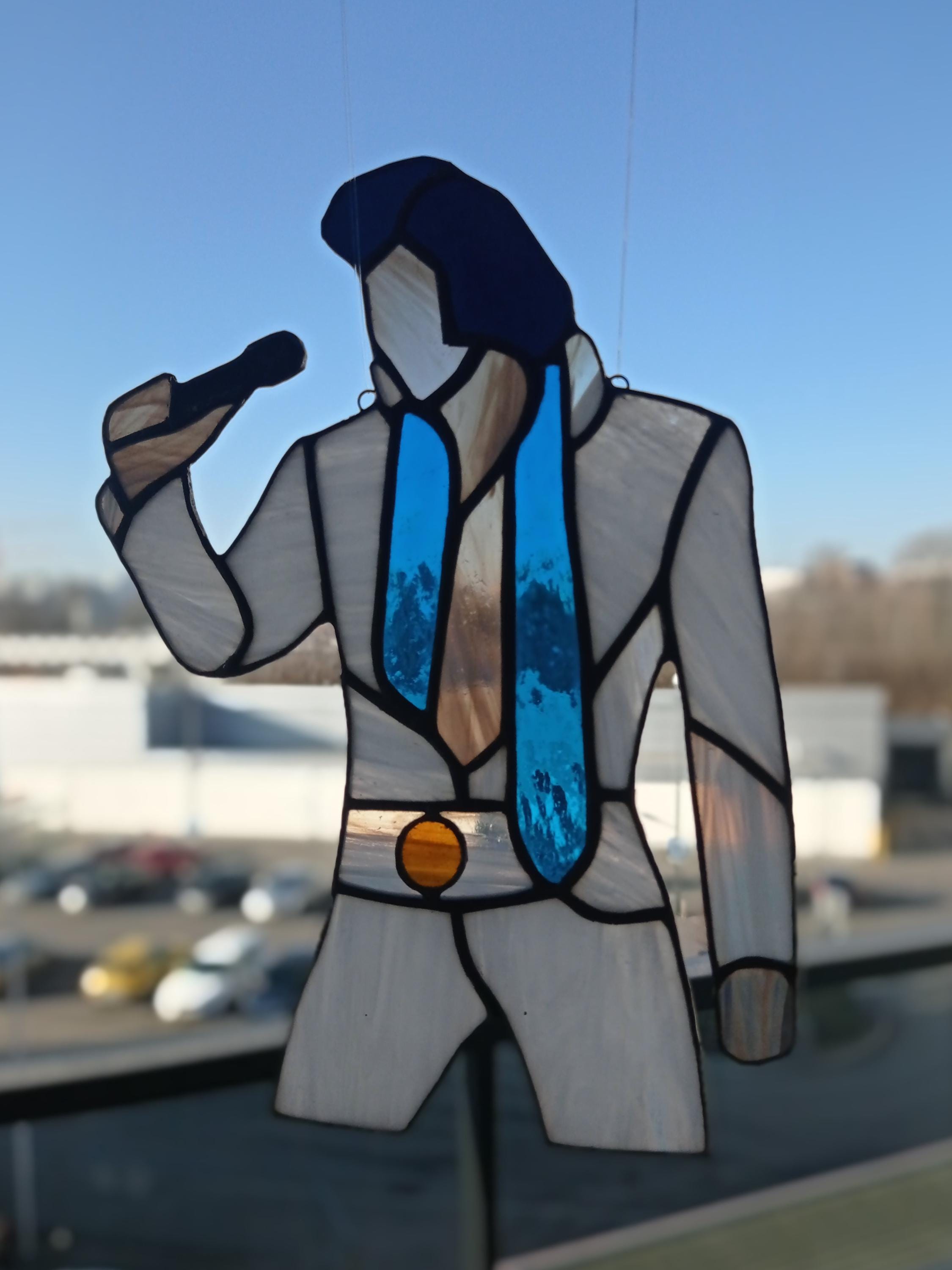 Elvis Presley Stained Glass - Etsy