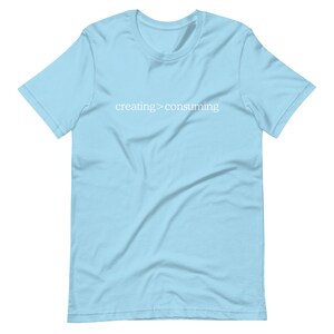 Content Creator Shirt, Artist Tee, Gift for Makers, Environmentalist - Etsy