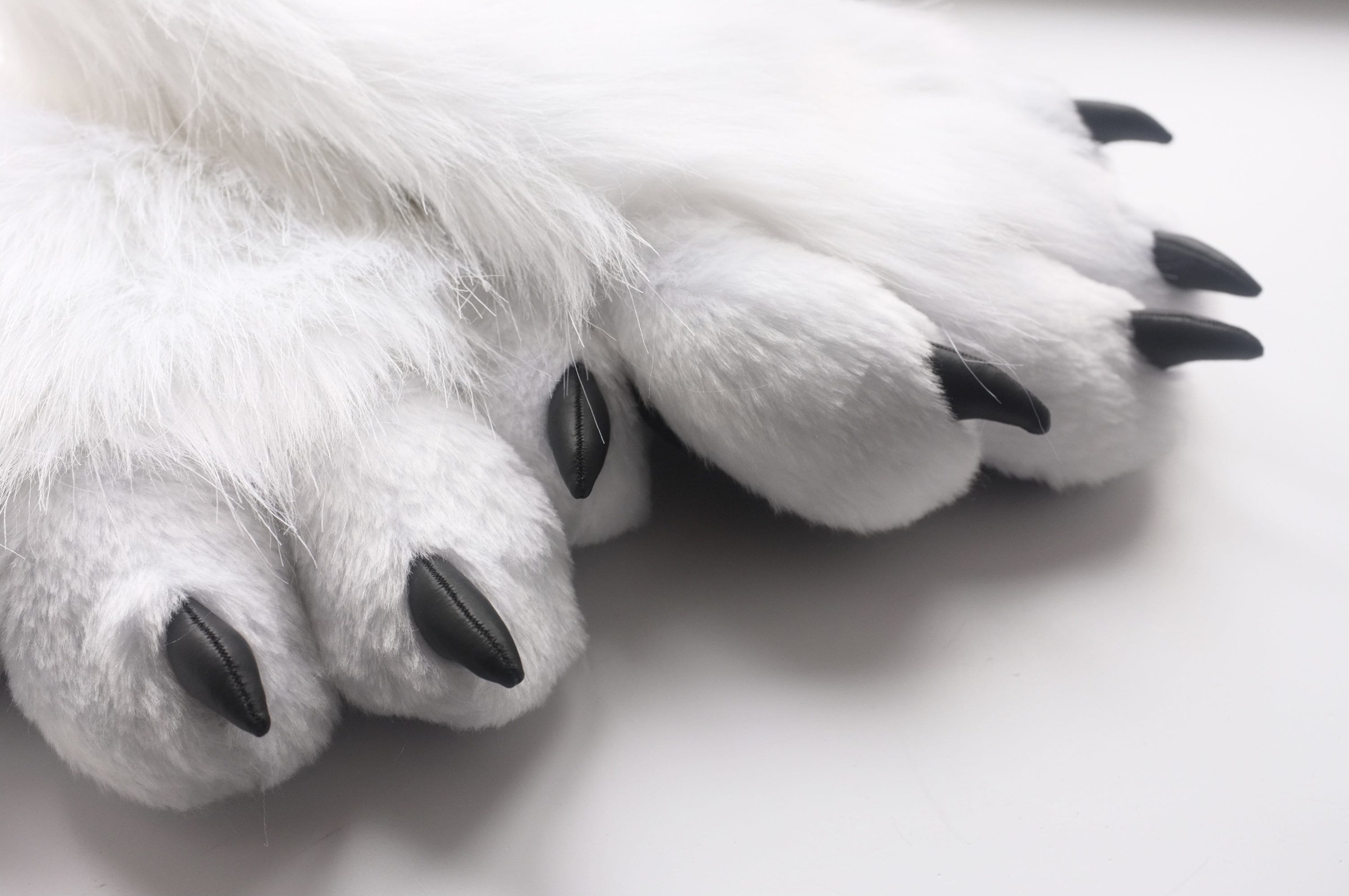 Five Finger Fursuit Paws, Fursuit Furry Paws, White Animal Paws - Etsy