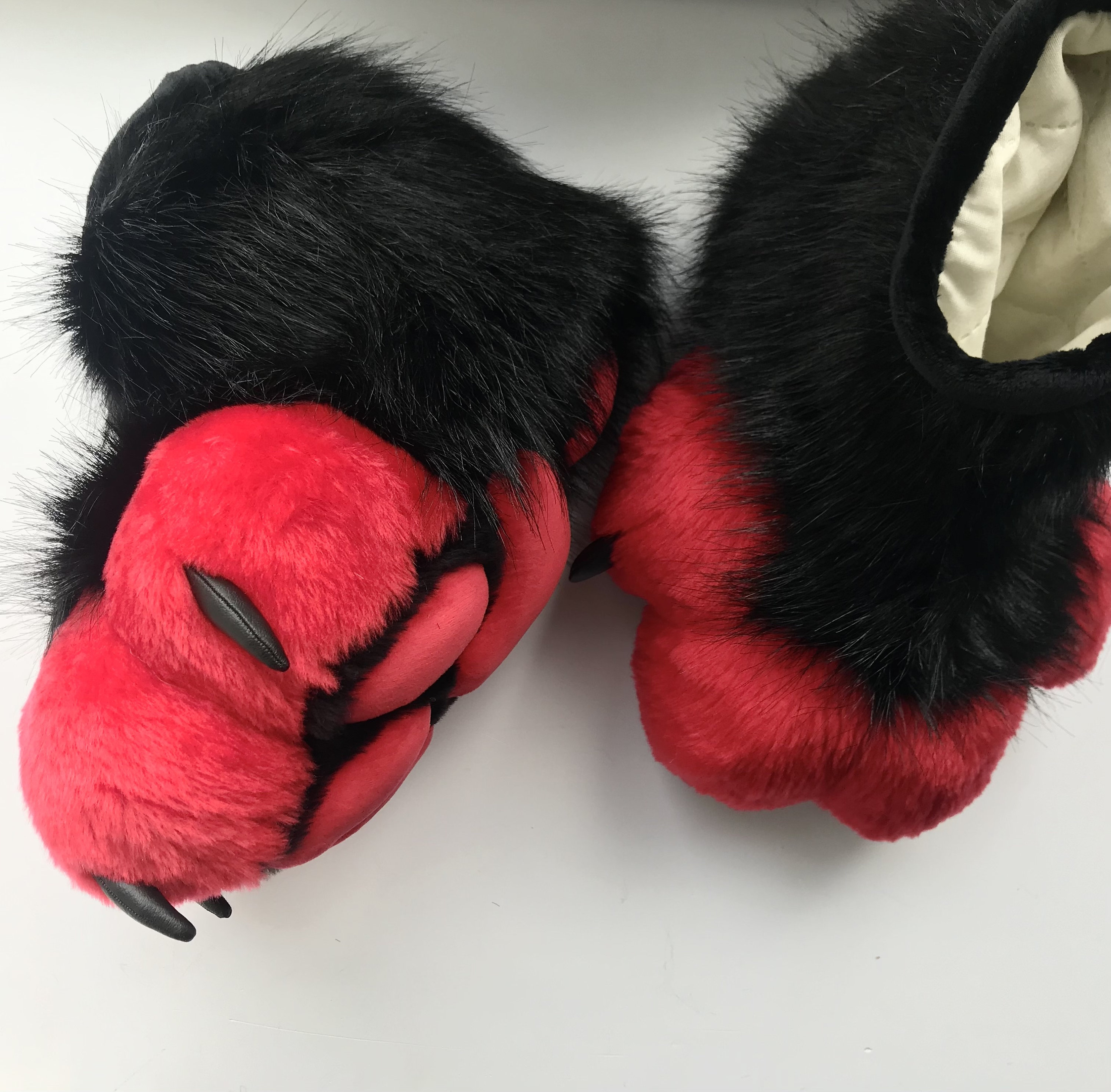 Fursuit Partial, Red Fursuit Feet Paws, Red Fursuit Handpaws - Etsy