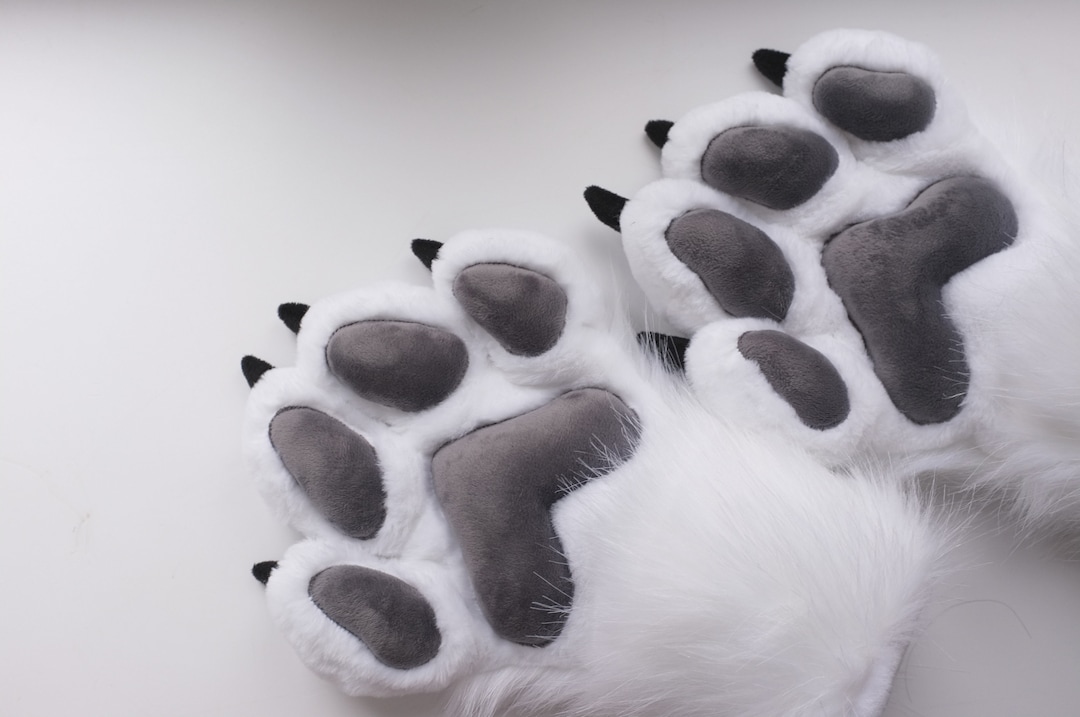 White Fursuit Paws, Custom Paws Commissions - Etsy