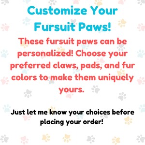 Red Puffy Paws, Fursuit Paws Black, Furry Paws Red - Etsy