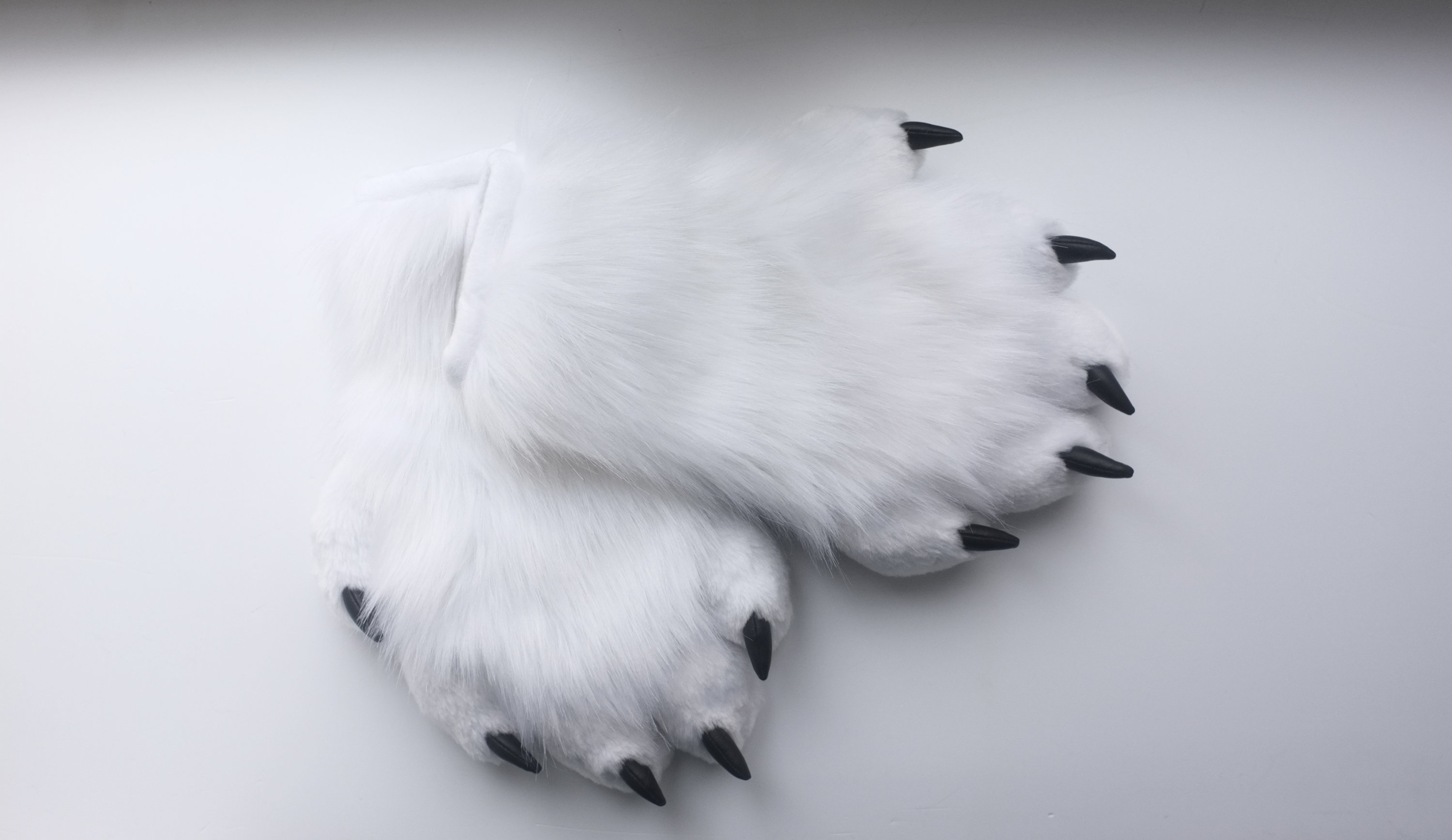 Five Finger Fursuit Paws, Fursuit Furry Paws, White Animal Paws - Etsy