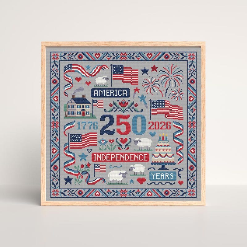 Cross Stitch 250 Usa - Etsy UK