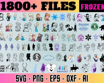 FROZEN SVG Bundle, FROZEN Svg Files for Cricut, Frozen Clipart ...