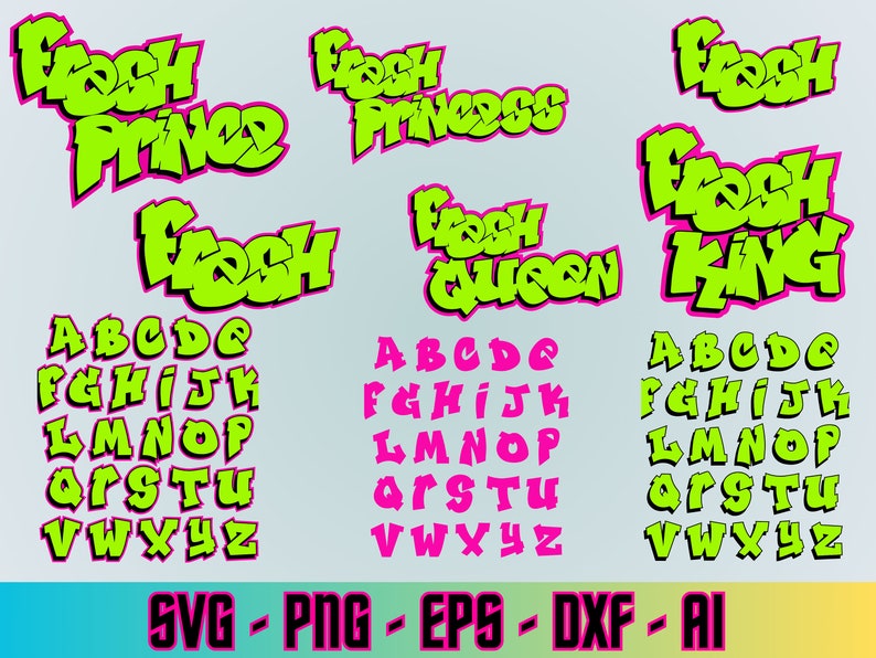 Fresh Prince Files, Fresh Prince Fonts SVG, African Svg, Fresh Prince ...