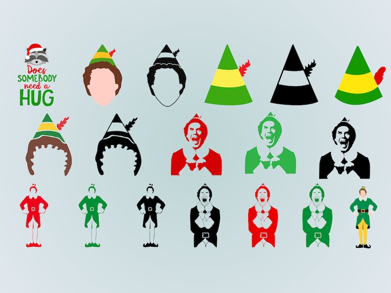 Christmas Svg Bundle Buddy the Elf Svg, Mega Bundle Layered Design ...