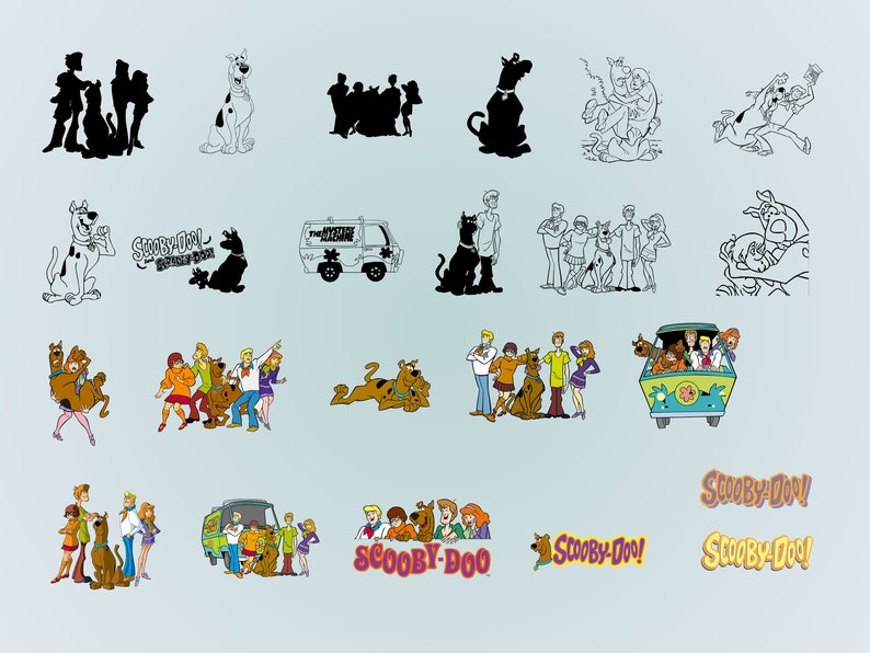 Archivos de Scooby Doo, Scooby Doo Svg, Scooby Doo Cricut, Vector ...