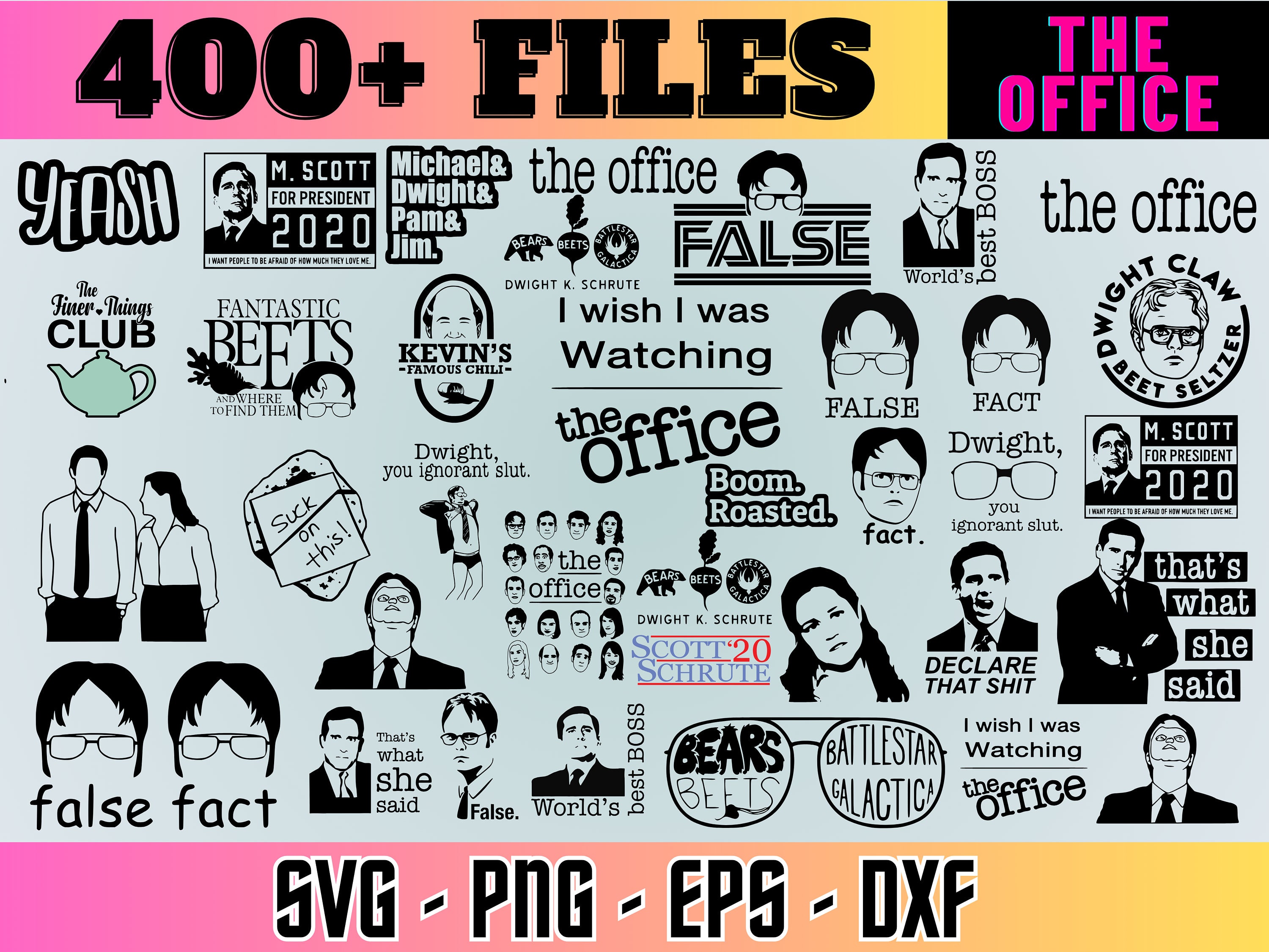 The Office SVG, the Office Svg Files for Cricut, the Office Tv Show ...