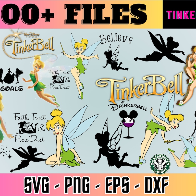 Tinkerbell Svg - Etsy