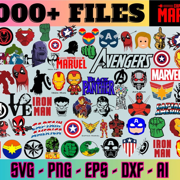 Superhero Logo Svg - Etsy