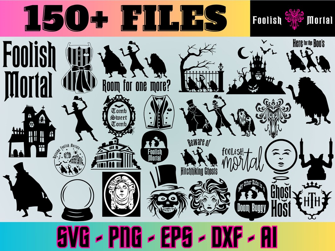 Haunted Mansion SVG Haunted Mansion SVG Bundle Haunted Mansion Layered ...