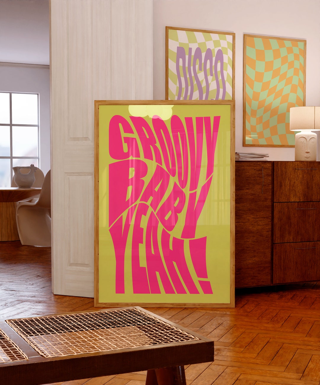 Austin Powers Wall Art Groovy Room Decor Aesthetic Wall Print Wavy ...
