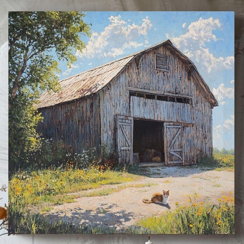 Rustic Barn Wall Art - Etsy