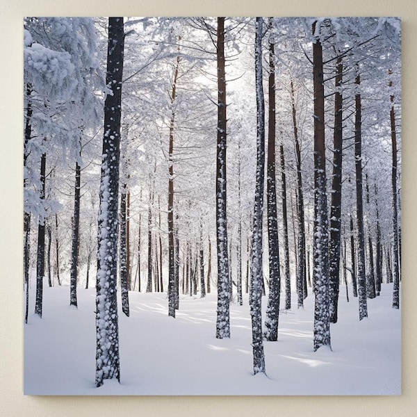 Winter Scene Art - Etsy