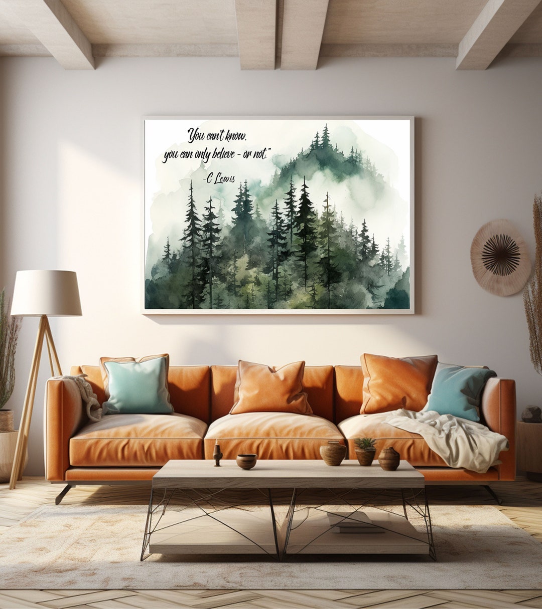 CS Lewis Quote Printable Art, Inspirational Wall Art, Motivational ...