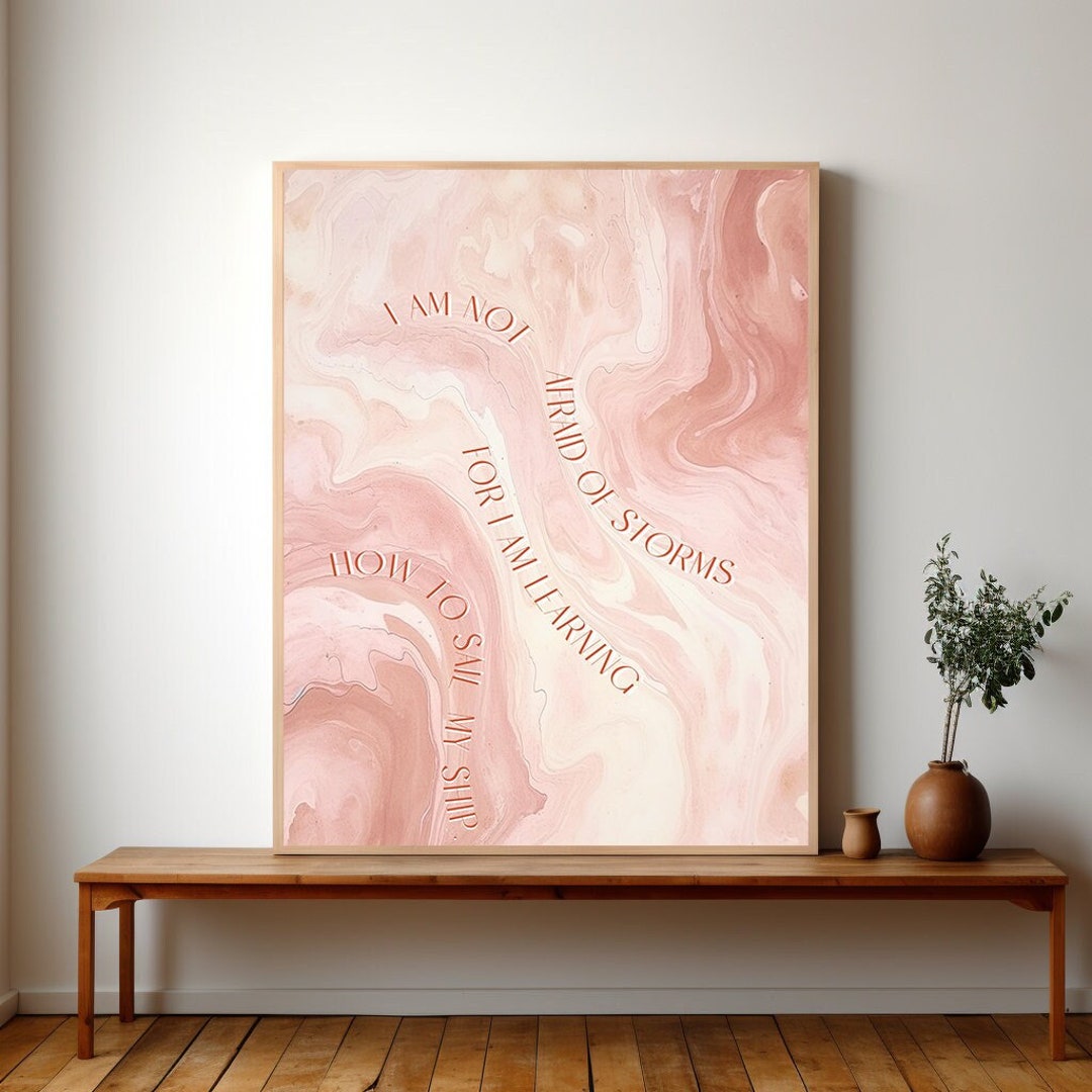 I'm Not Afraid to Sail My Ship Canvas Art, Therapist Decor ...