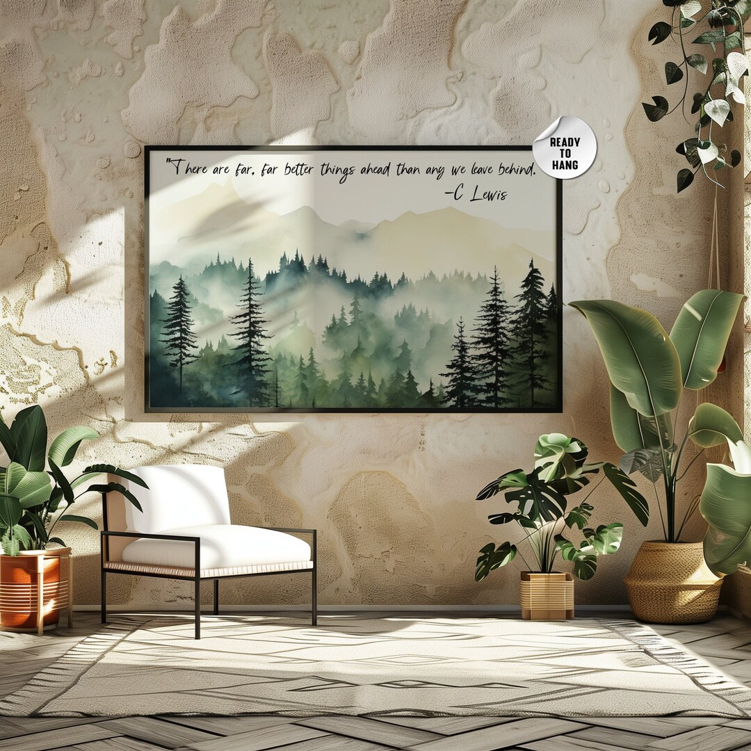 CS Lewis Quote Canvas Art, Inspirational Wall Art, Motivational Poster ...